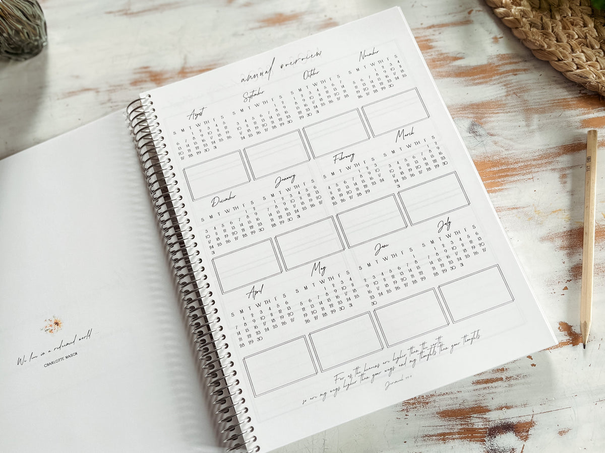 Charlotte Mason Homeschool Planner – Anna Vance Paper Co