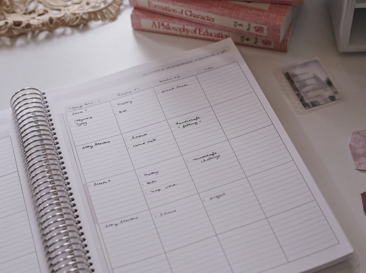 2022 Charlotte Mason Inspired Homeschool Planner | Playful at Heart ...