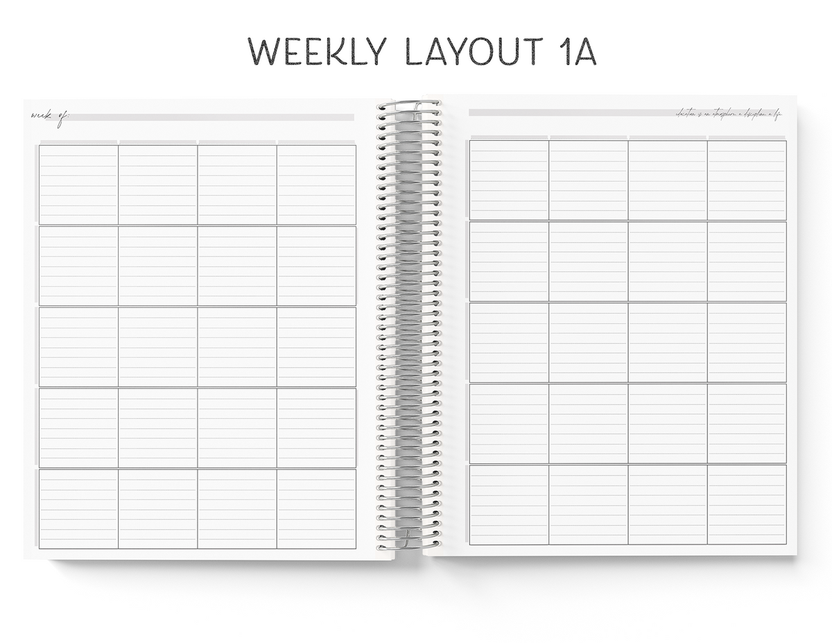 May God be Gracious Simple CM Planner – Anna Vance Paper Co