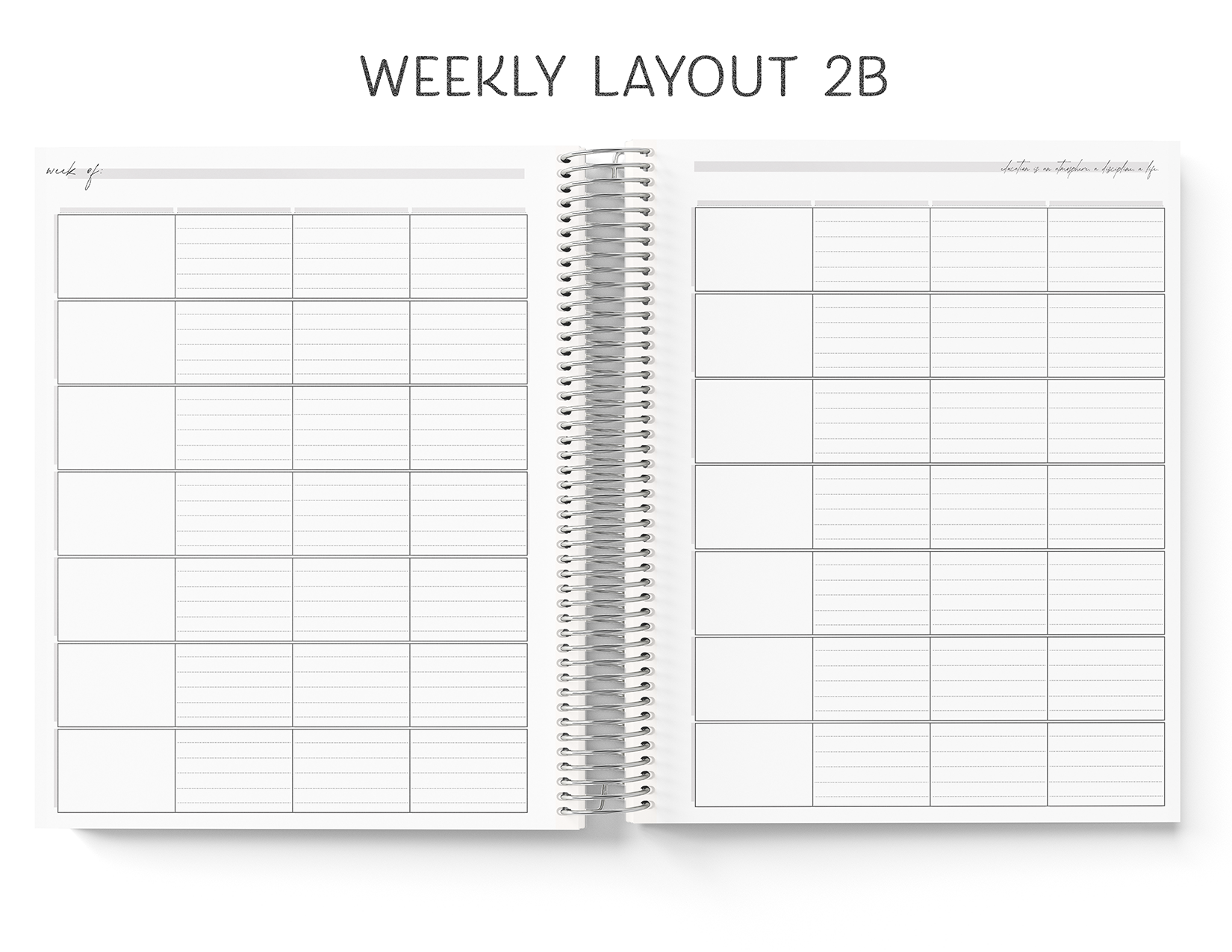 "Beautiful in it's time" Minimal CM Planner – Anna Vance Paper Co