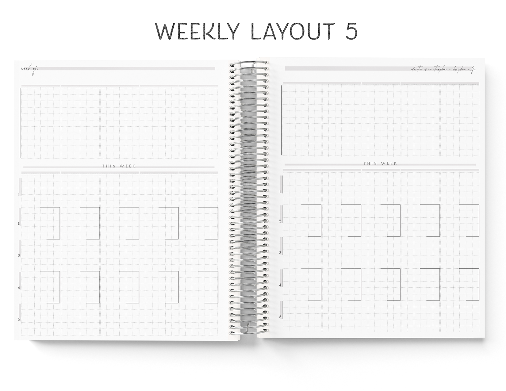 "Beautiful in it's time" Minimal CM Planner – Anna Vance Paper Co