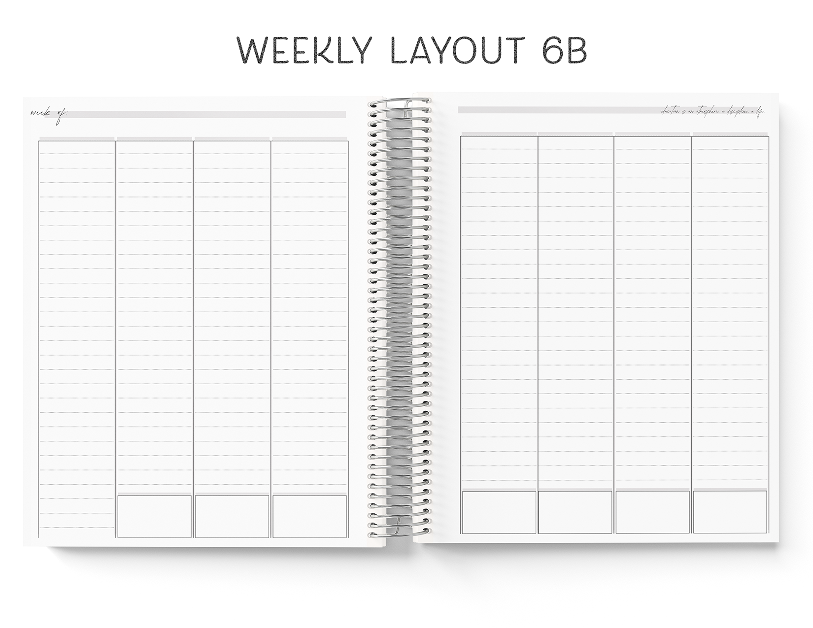 "Beautiful in it's time" Minimal CM Planner – Anna Vance Paper Co