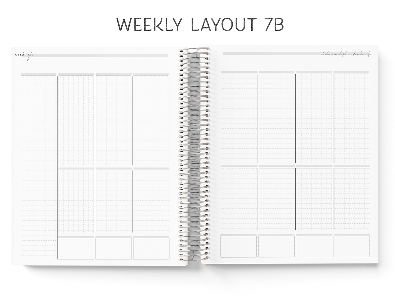 "Beautiful in it's time" Minimal CM Planner – Anna Vance Paper Co