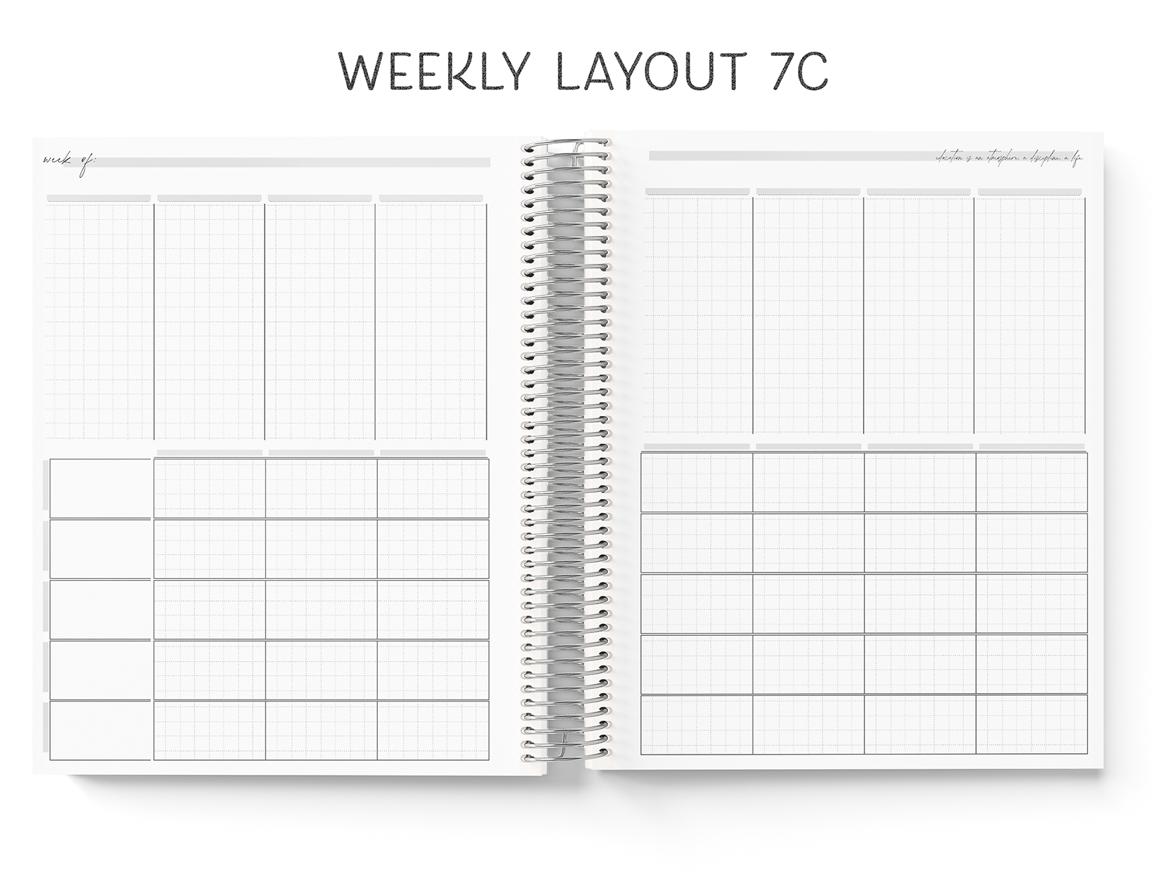"Beautiful in it's time" Minimal CM Planner – Anna Vance Paper Co
